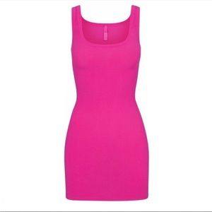SKIMS | Dresses | Nwt Skims Hot Pink Dress | Poshmark